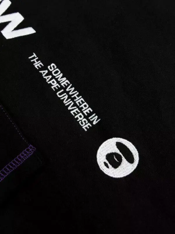 AAPE BY *A BATHING APE Logo Crew Neck Hoodie
