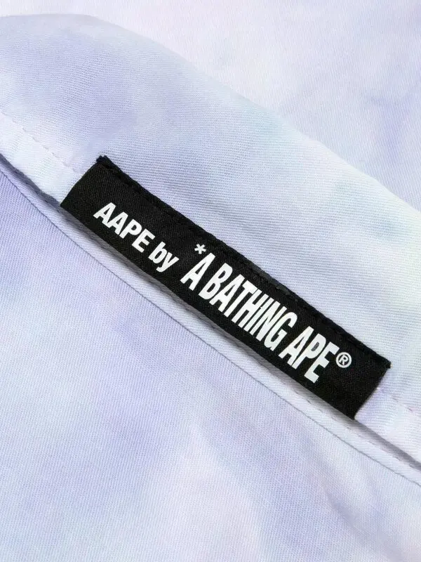 AAPE BY *A BATHING APE Relaxed Tie-dye Shirt - Purple