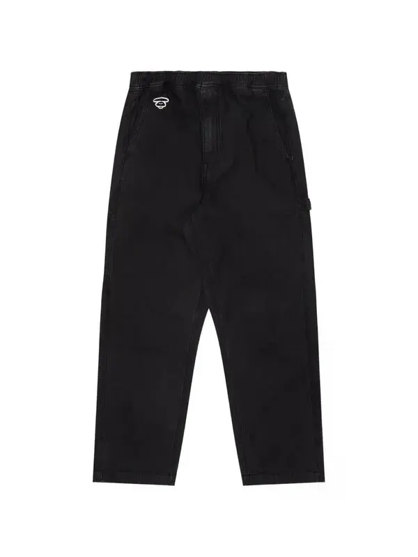 AAPE BY *A BATHING APE Elastic-waistband Trousers - Neutrals
