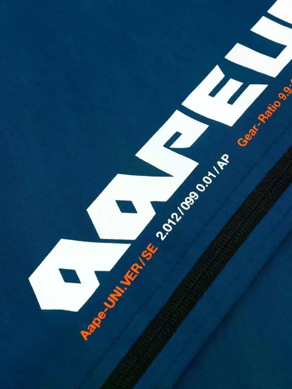 AAPE BY *A BATHING APE Moonface Logo-printed Track Pants