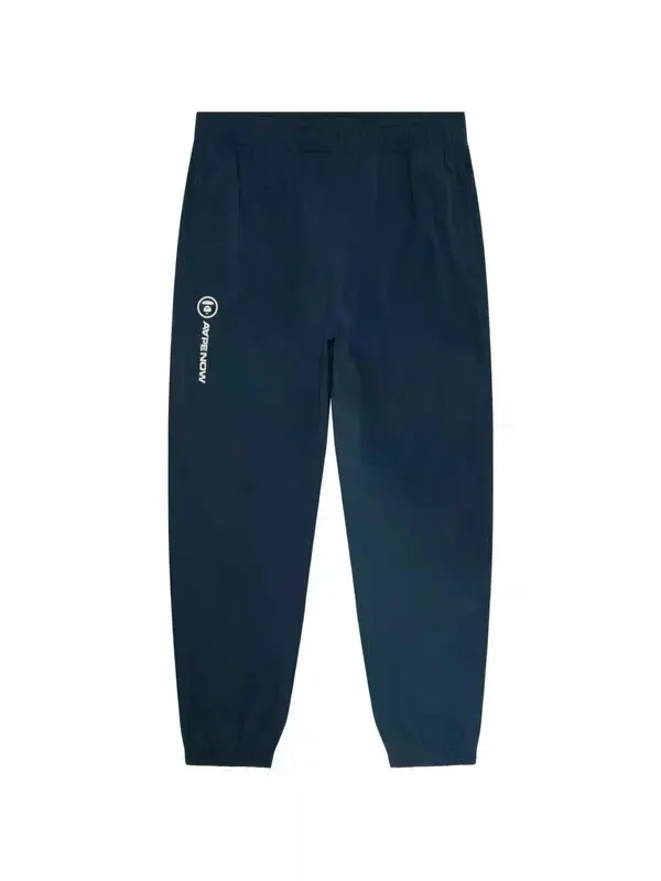 AAPE BY *A BATHING APE Elasticated Logo Track Pants - Blue