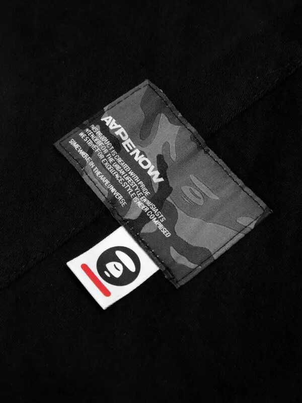AAPE BY *A BATHING APE Embroidered Twill Track Pants