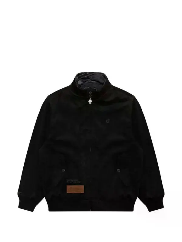 AAPE BY *A BATHING APE Logo Embroidered Corduroy Jacket