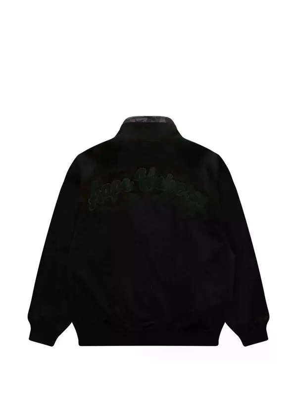 AAPE BY *A BATHING APE Logo Embroidered Corduroy Jacket