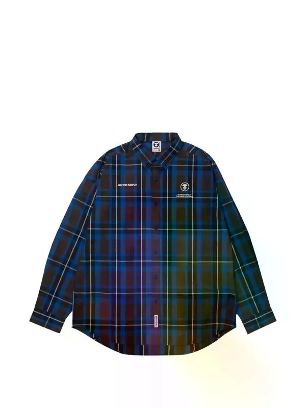AAPE BY *A BATHING APE Moonface Check Shirt