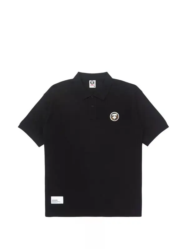 AAPE BY *A BATHING APE Moonface Camo-patch Polo Shirt