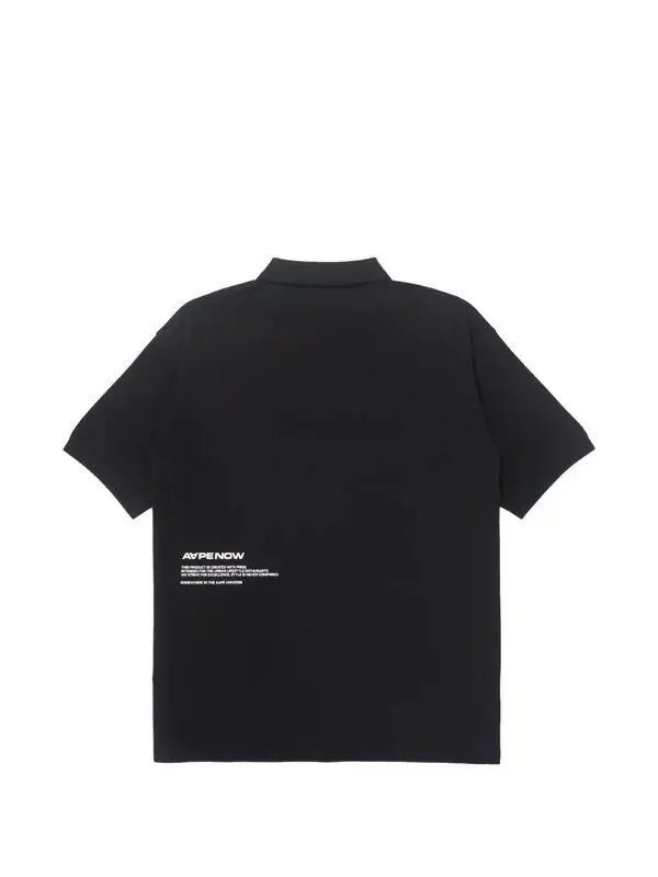 AAPE BY *A BATHING APE Moonface Camo-patch Polo Shirt