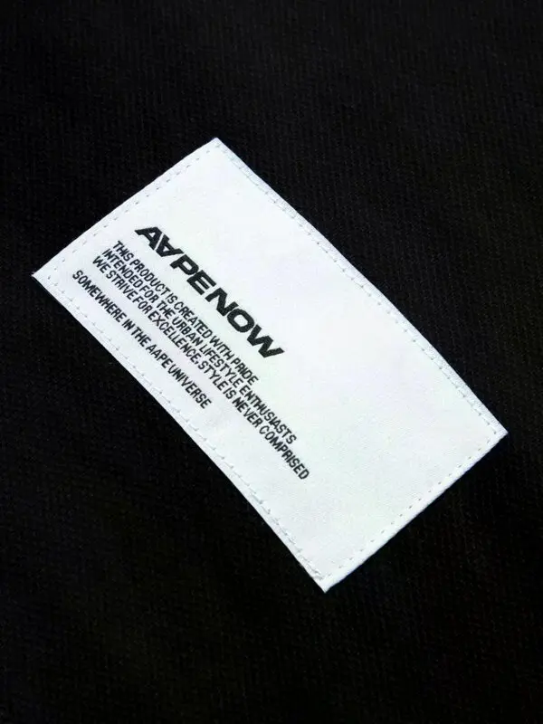AAPE BY *A BATHING APE Moonface Camo-patch Polo Shirt