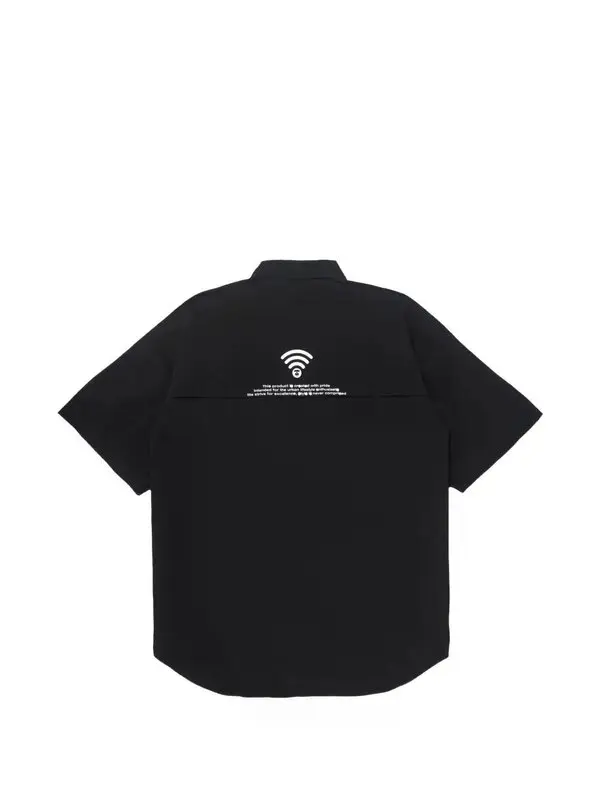 AAPE BY *A BATHING APE Patch Short Sleeve Shirt