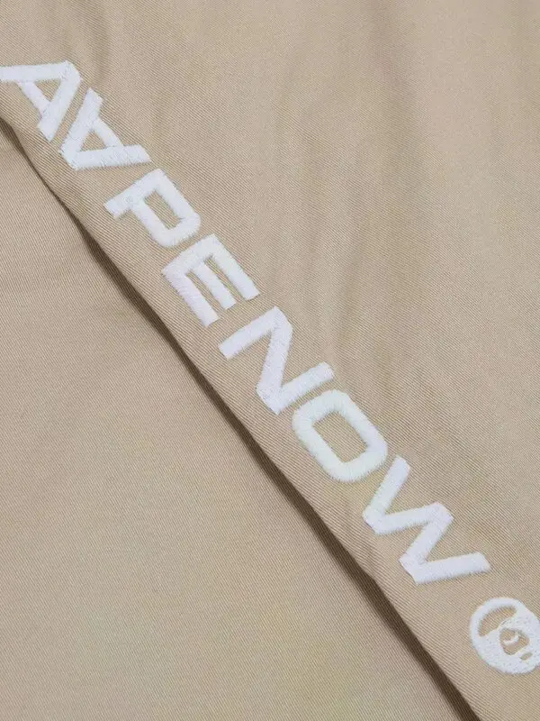 AAPE BY *A BATHING APE Moonface-patch Drawstring Chino Pants