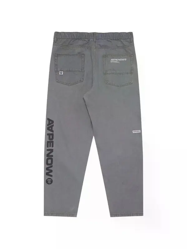 AAPE BY *A BATHING APE Moonface Patch Jeans