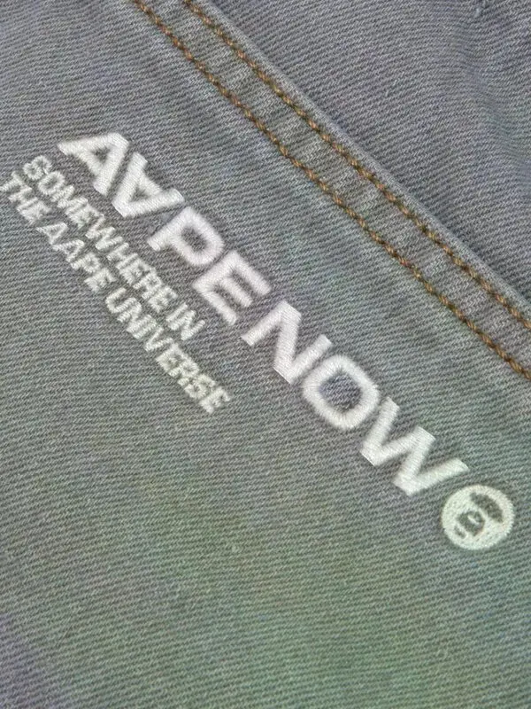 AAPE BY *A BATHING APE Moonface Patch Jeans