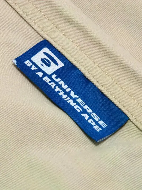 AAPE BY *A BATHING APE Embroidered Logo Chino Trousers