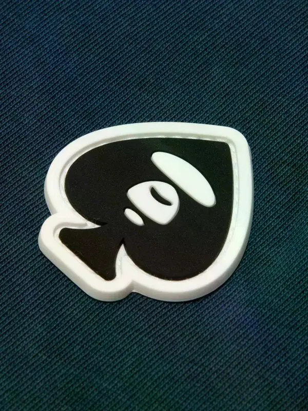 AAPE BY *A BATHING APE Spades Moonface-logo T-shirt - Black