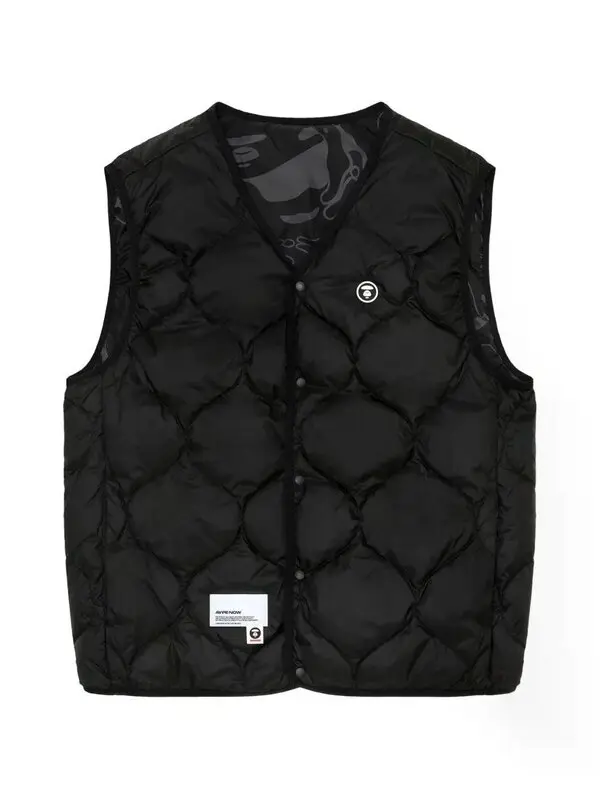 AAPE BY *A BATHING APE Sleeveless Gilet - Black