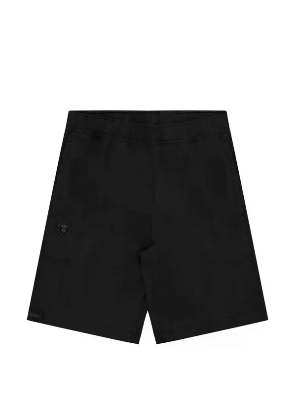 AAPE BY *A BATHING APE Moonface Relaxed-fit Shorts - Black