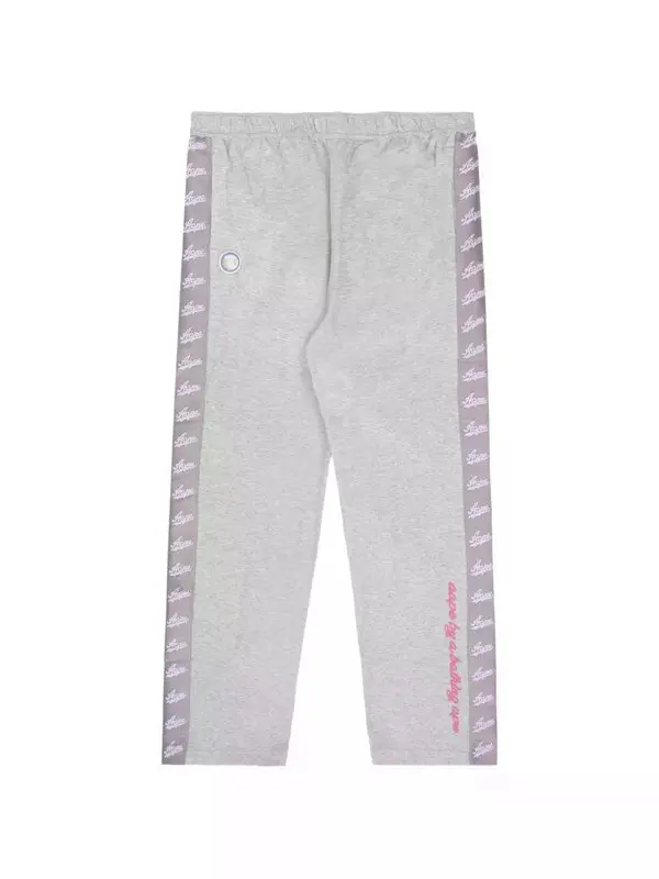 AAPE BY *A BATHING APE Logo-tape Track Pants - Grey