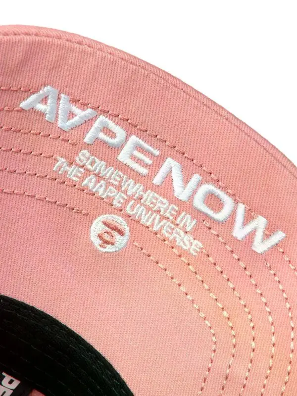 AAPE BY *A BATHING APE Logo-patch Baseball Cap - Pink