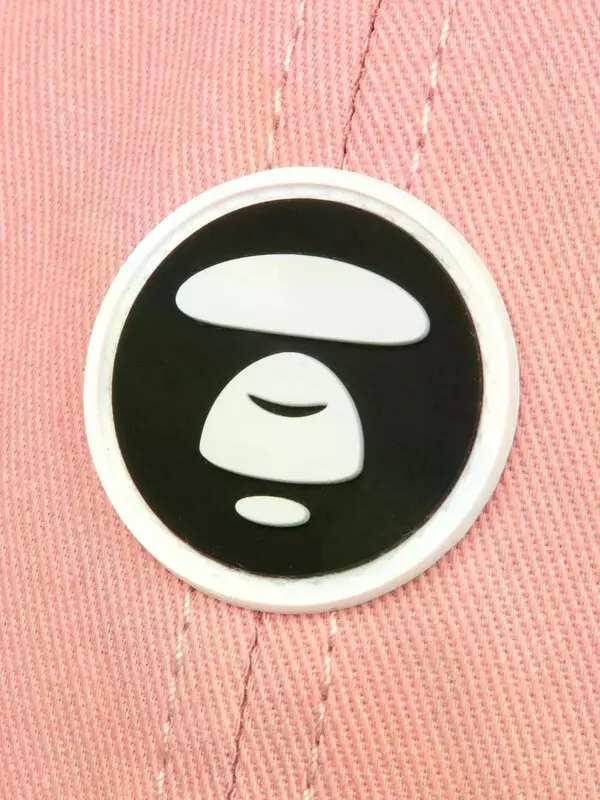 AAPE BY *A BATHING APE Logo-patch Baseball Cap - Pink
