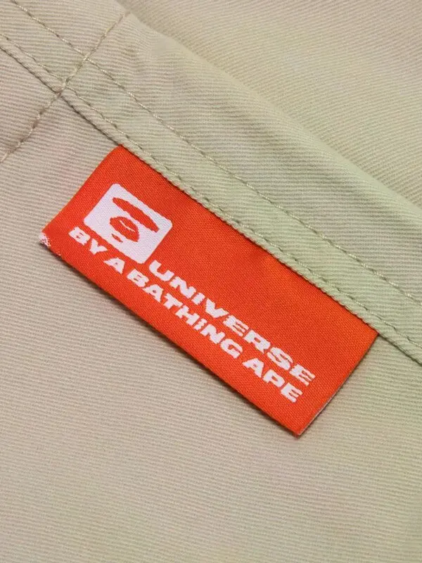 AAPE BY *A BATHING APE Embroidered Moonface Shorts
