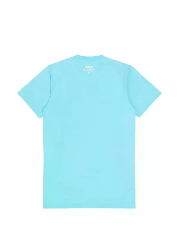 AAPE BY *A BATHING APE Graphic-print T-shirt - Blue