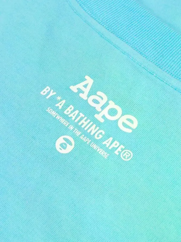 AAPE BY *A BATHING APE Graphic-print T-shirt - Blue