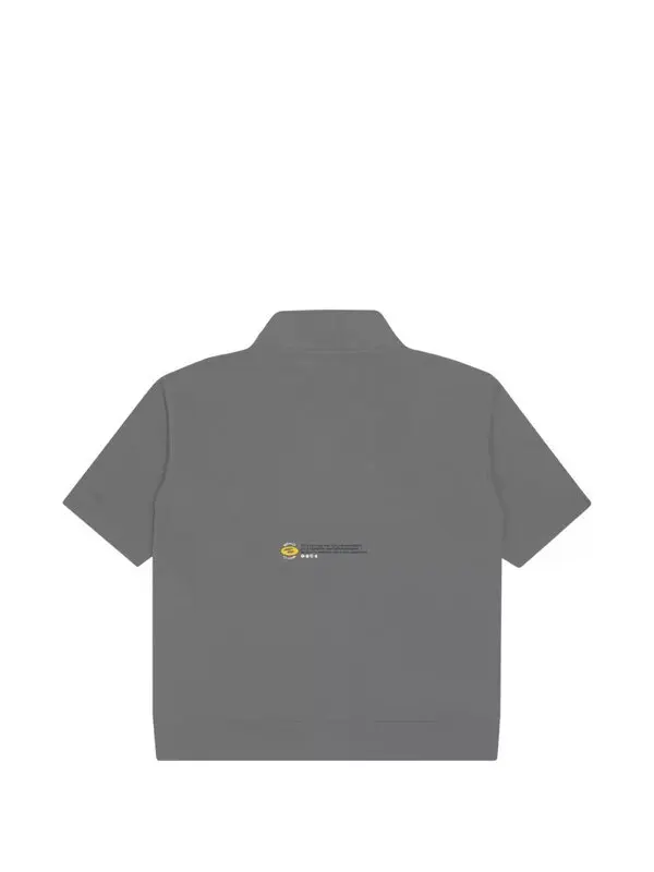 AAPE BY *A BATHING APE Half-zip Moonface T-shirt
