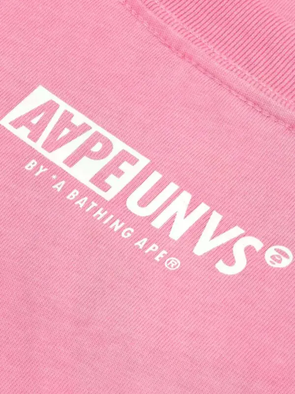 AAPE BY *A BATHING APE Moonface-print T-shirt