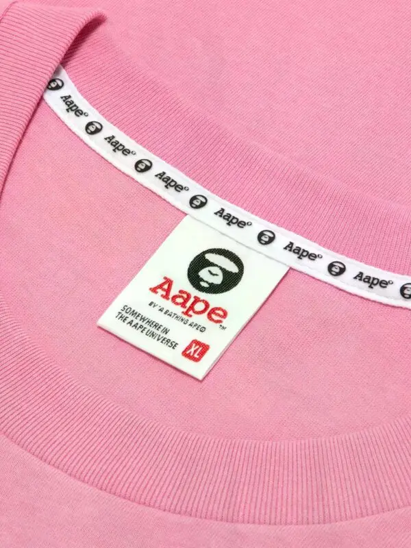 AAPE BY *A BATHING APE Moonface-print T-shirt