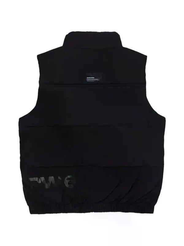AAPE BY *A BATHING APE Moonface Patch Gilet - Black