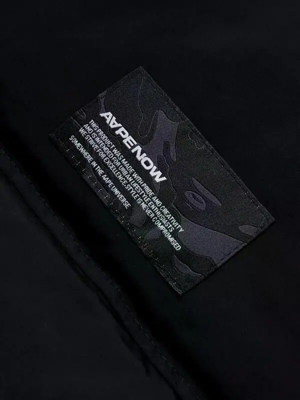 AAPE BY *A BATHING APE Moonface Patch Gilet - Black