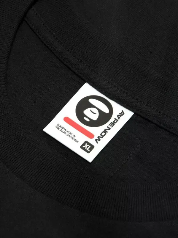 AAPE BY *A BATHING APE Long-sleeve T-shirt - Black