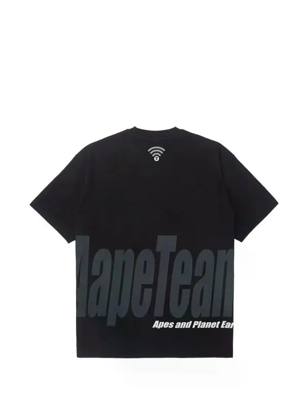 AAPE BY *A BATHING APE Graphic-printed T-shirt - Black