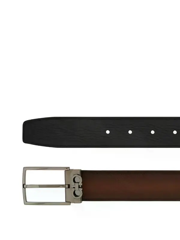 FERRAGAMO Reversible Buckle Belt - Brown