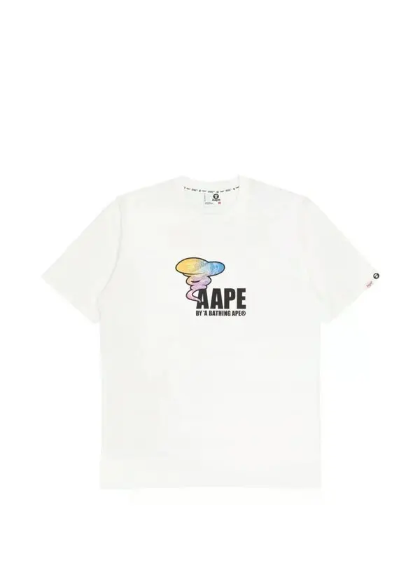 AAPE BY *A BATHING APE Graphic-print T-shirt - White