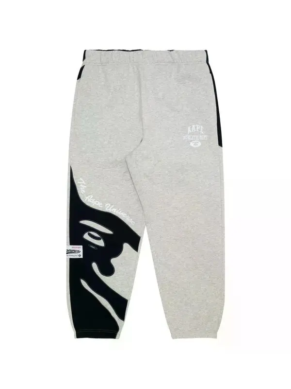 AAPE BY *A BATHING APE Moonface Embroidered Track Pants
