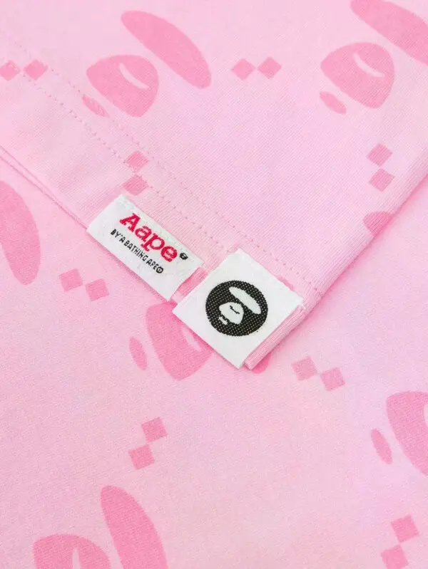 AAPE BY *A BATHING APE Moonface Patterned T-shirt