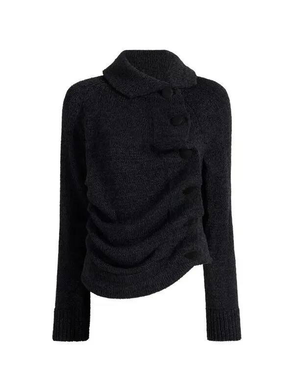 Khaite Buttoned Cardigan - Grey