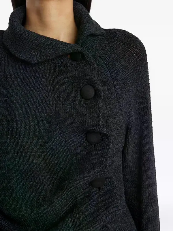 Khaite Buttoned Cardigan - Grey