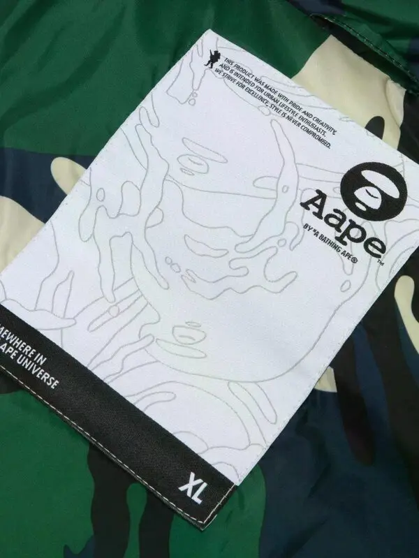 AAPE BY *A BATHING APE Hooded Down Jacket