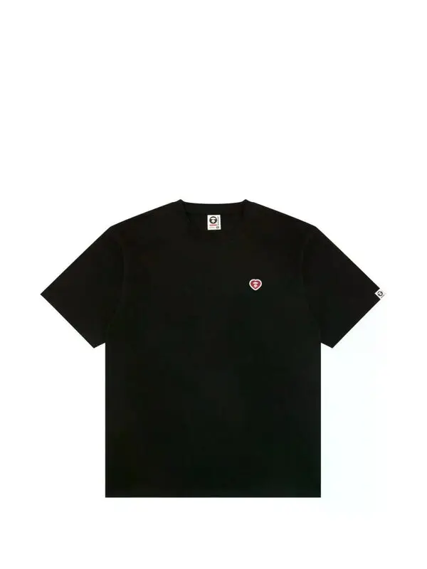 AAPE BY *A BATHING APE Heart Moonface T-shirt - Black