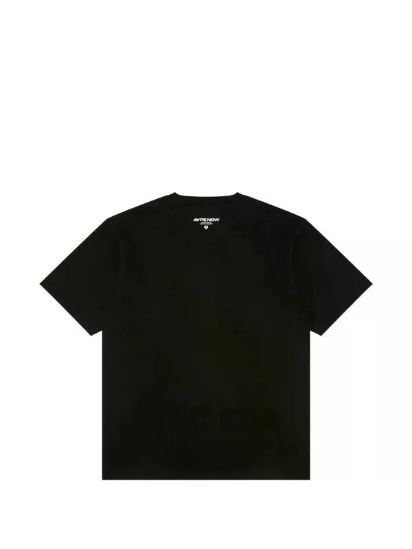 AAPE BY *A BATHING APE Heart Moonface T-shirt - Black
