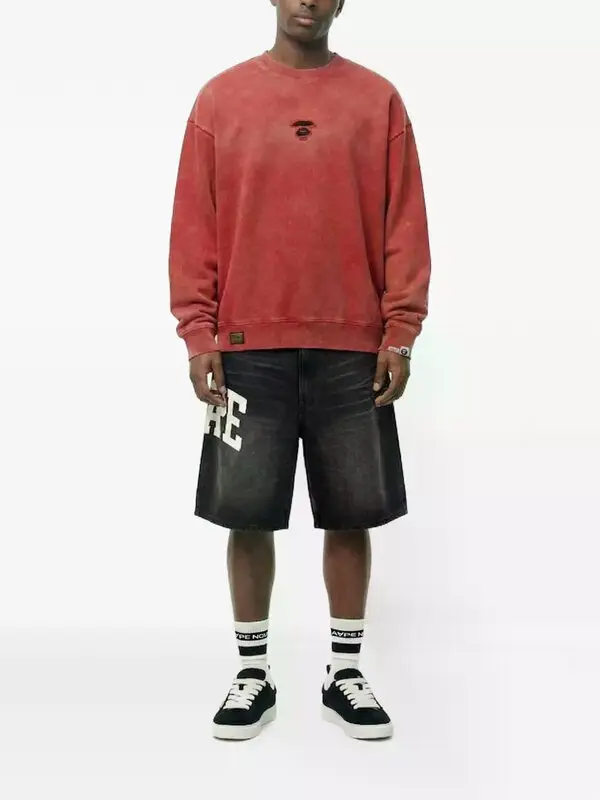 AAPE BY *A BATHING APE Logo Embroidered Sweatshirt