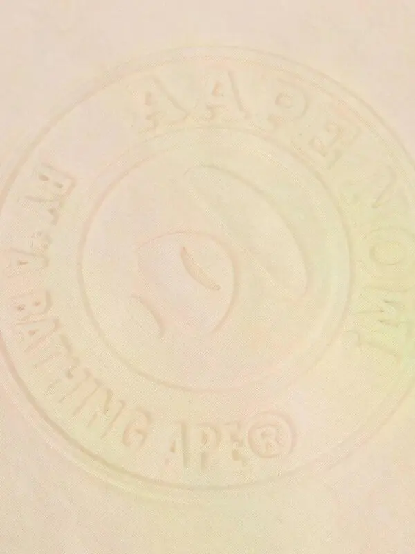 AAPE BY *A BATHING APE Moonface Embossed T-shirt