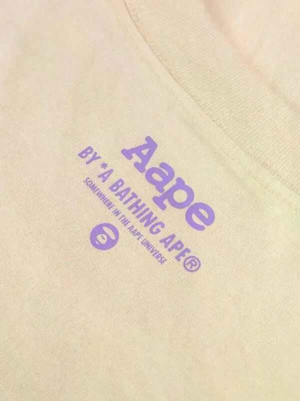 AAPE BY *A BATHING APE Moonface Embossed T-shirt