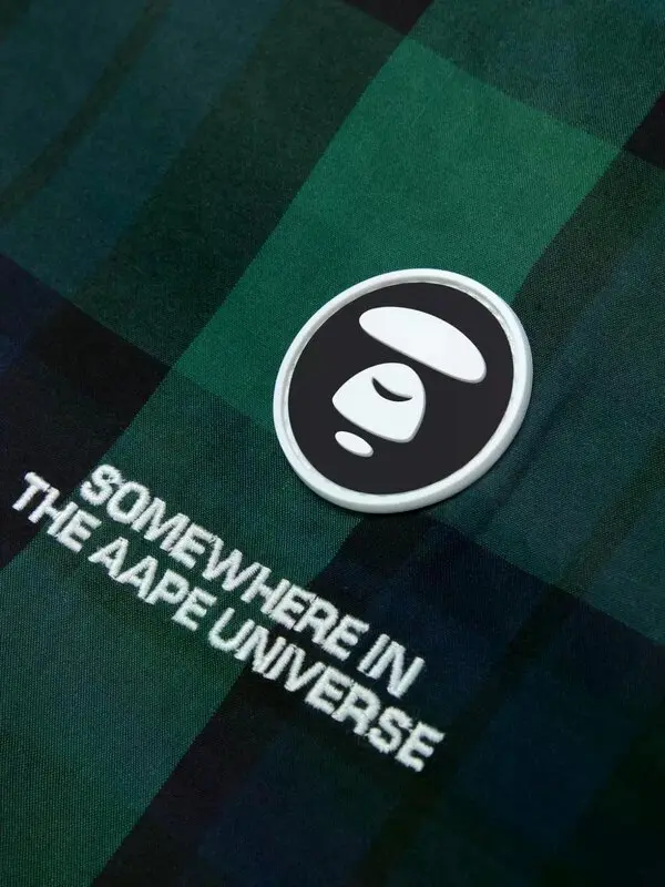 AAPE BY *A BATHING APE Moonface Check Shirt