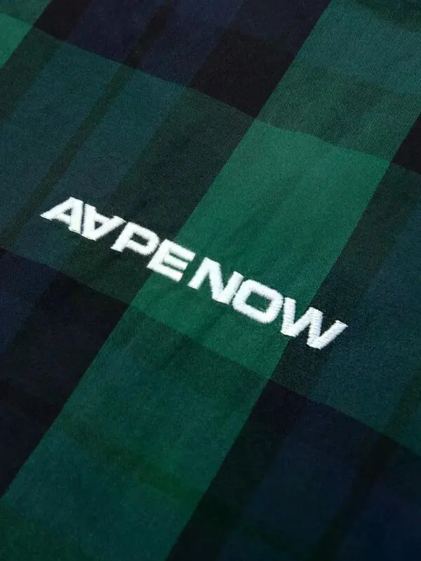 AAPE BY *A BATHING APE Moonface Check Shirt