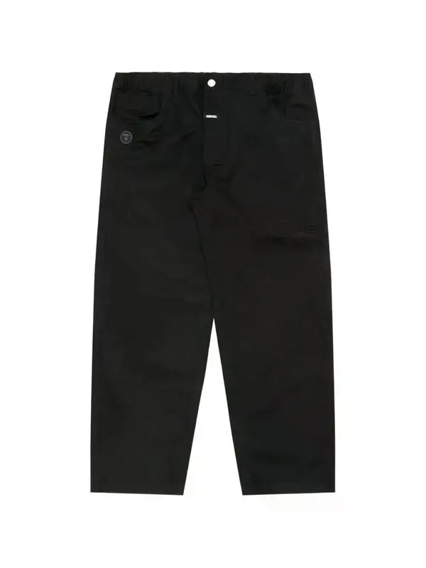 AAPE BY *A BATHING APE Moonface Patch Trousers