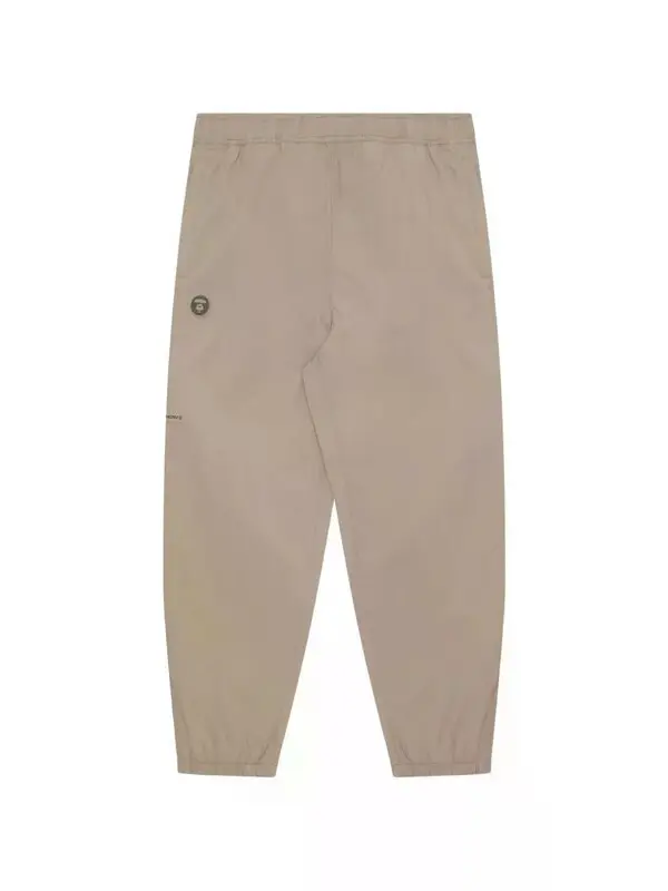 AAPE BY *A BATHING APE Moonface-patch Track Pants - Neutrals