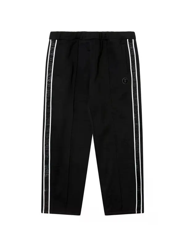 AAPE BY *A BATHING APE Moonface Pintuck Track Pants - Black